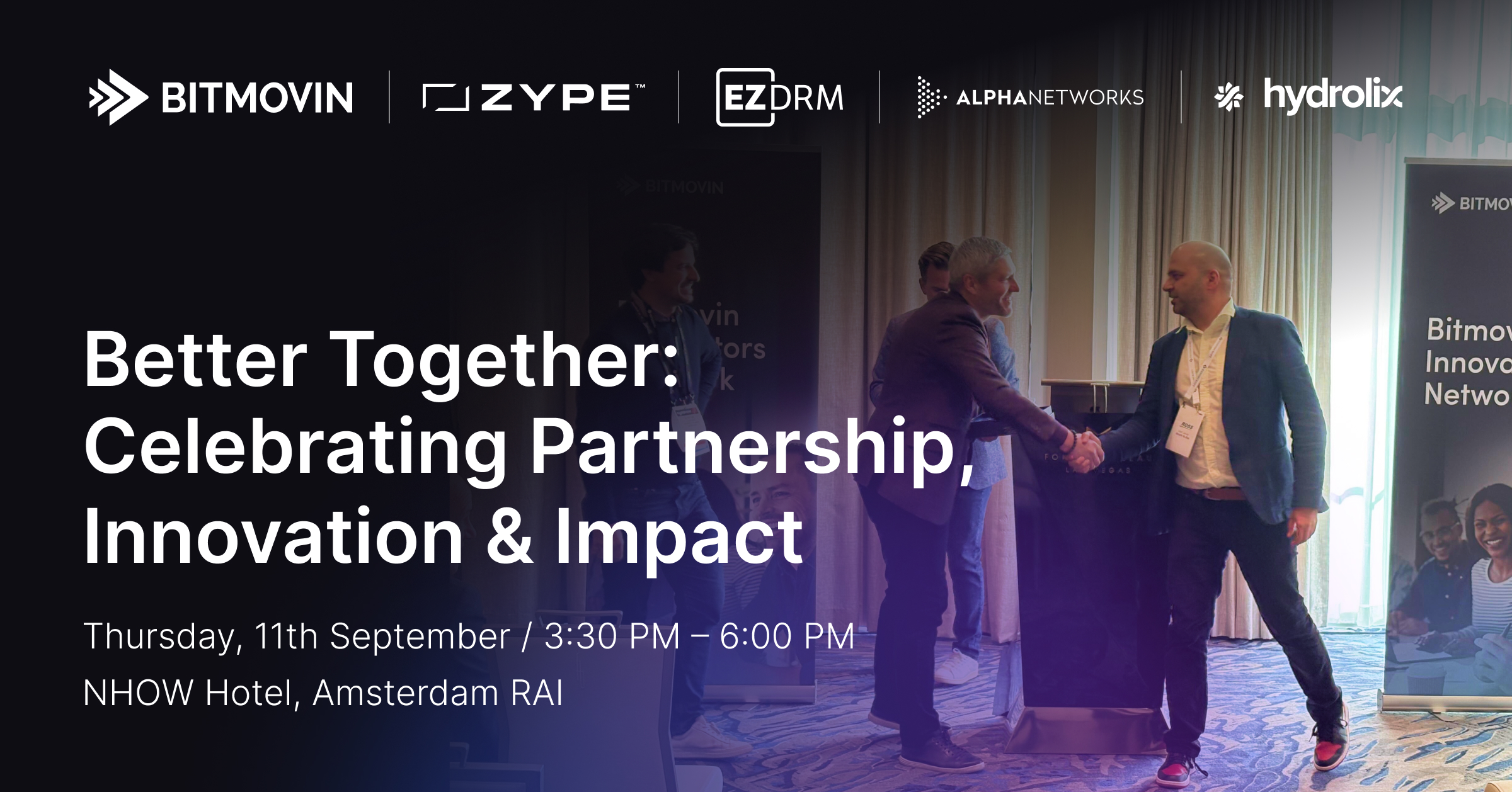 Bitmovin Innovators Network at IBC 2025